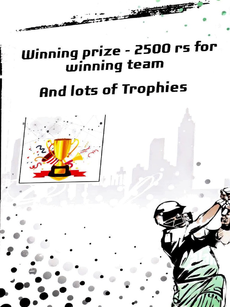 Box Cricket Tournament | PDF