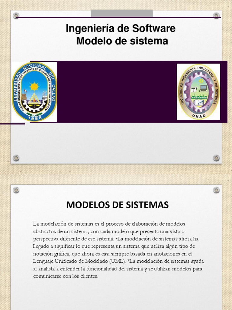 Capitulo 5 Modelo de Sistemas | PDF | Ciencia de sistemas | Ingeniería ...