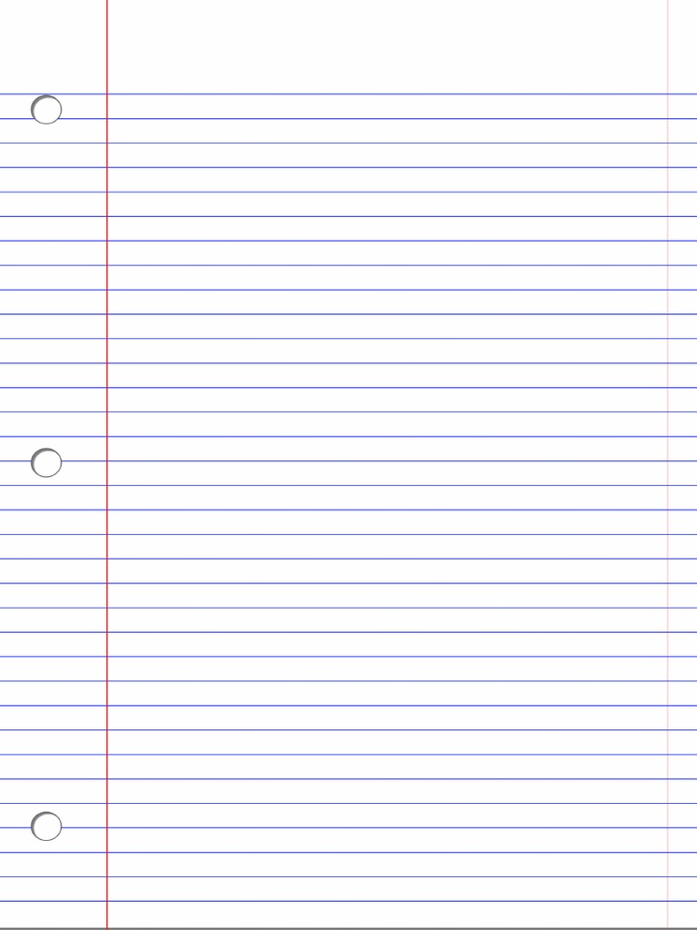 Office Lined Paper Template Paper Craft | PDF