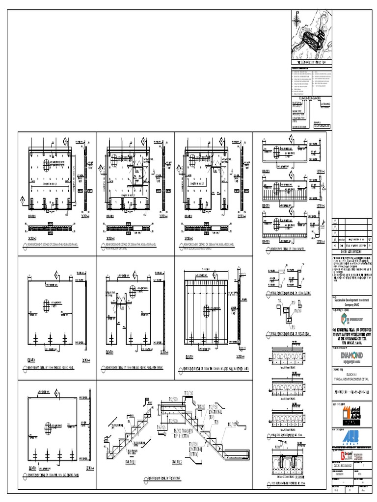 Block-A1 Typical Reinforcement Details | PDF