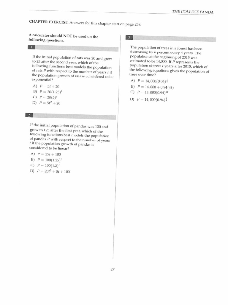 03 Panda Math Exponent - Growth 111 | PDF