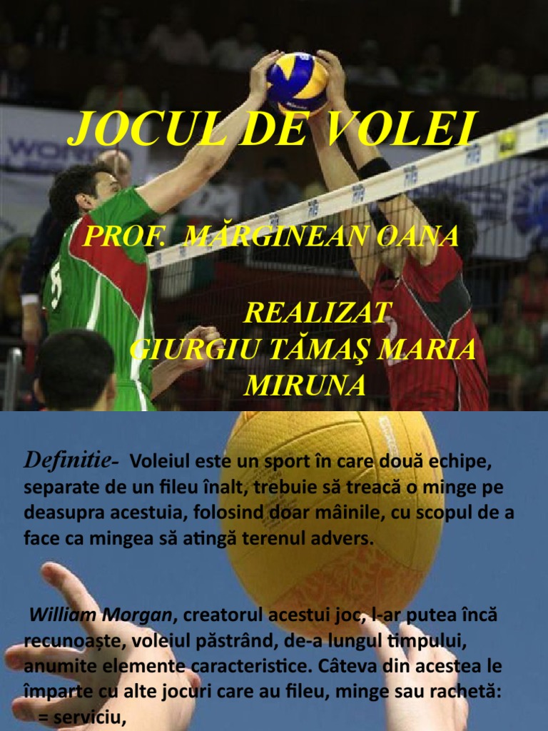 Presentation VOLEI | PDF