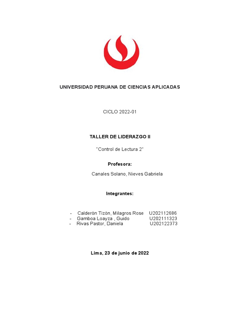 CL2 TL2 | PDF | Perú