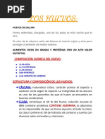 Términos de huevos en inglés y español | PDF
