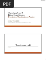 Introduction à la Transformée en Z et ses Applications | PDF ...