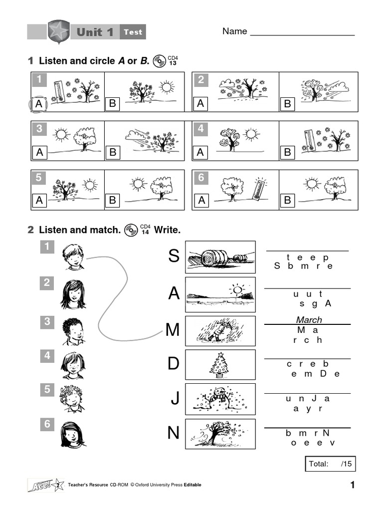 Ace2 Unit1 Test | PDF