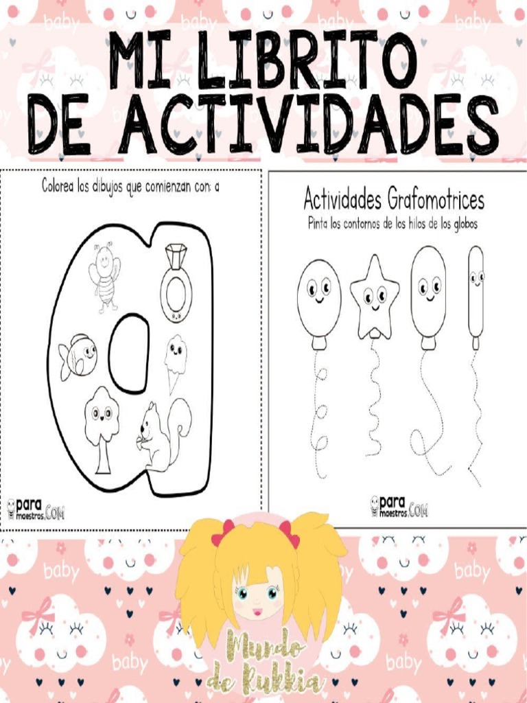 Mi Libro de Actividades para Preescolar Recopilado | PDF