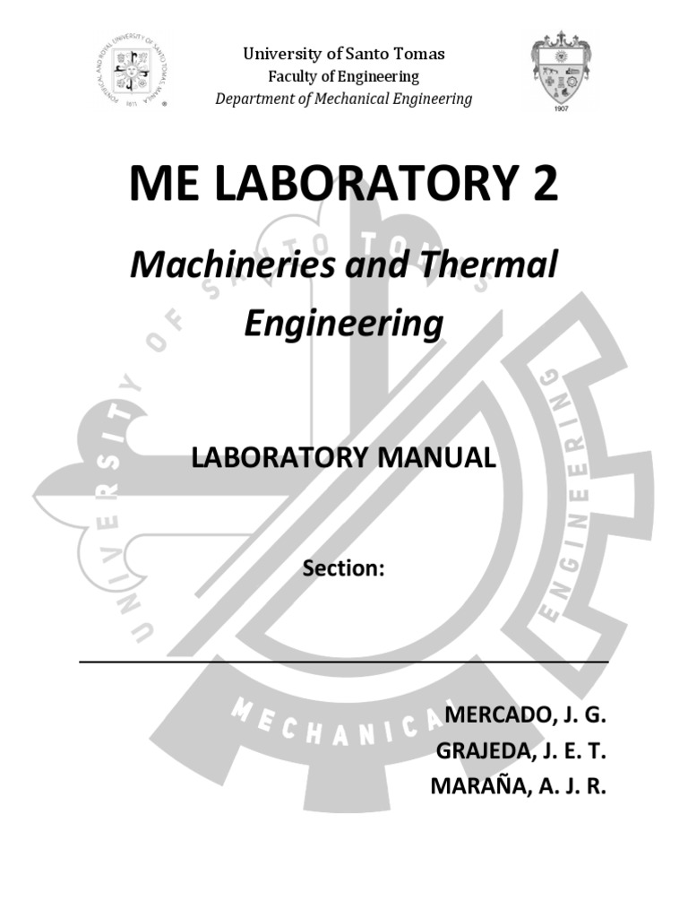 Final - Me Lab 2 Lab Manual | PDF | Heat Exchanger | Flow Measurement