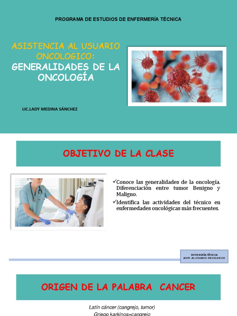 Sem 1 Generalidades de La Oncologia | PDF
