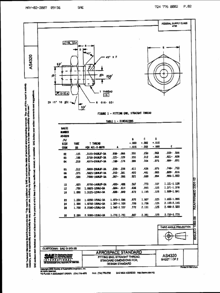 SAE Standards AS5202 AS4320 | PDF