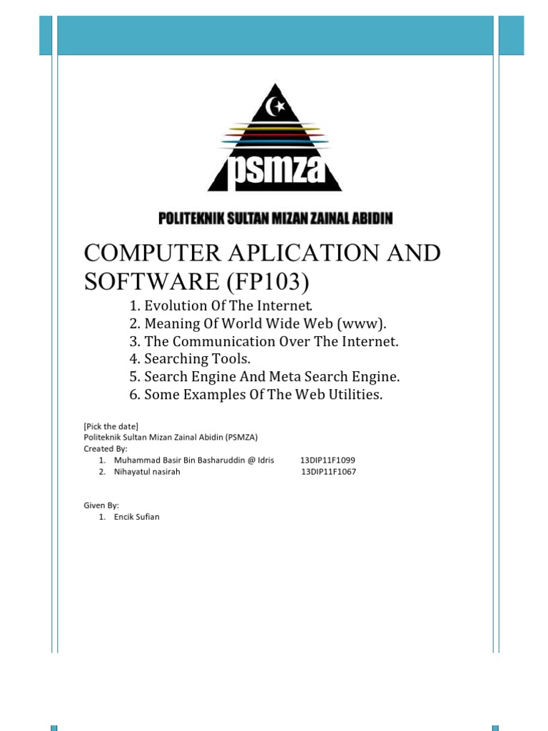 Computer Aplication and Software | PDF | Plug In (Computing) | File Transfer Protocol