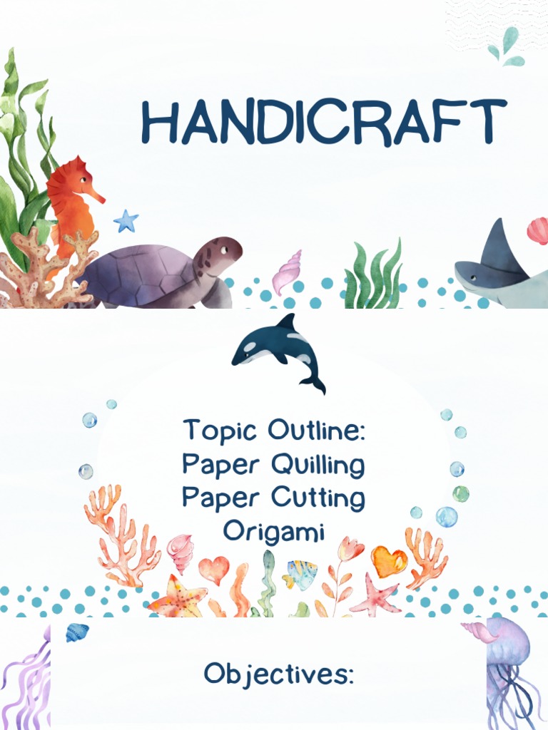 Tle 8 Chapter 4 Handicraft | PDF | Origami | Decorative Arts