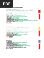 Colores de Tubos Vacutainer | PDF | Sangre | Coagulación