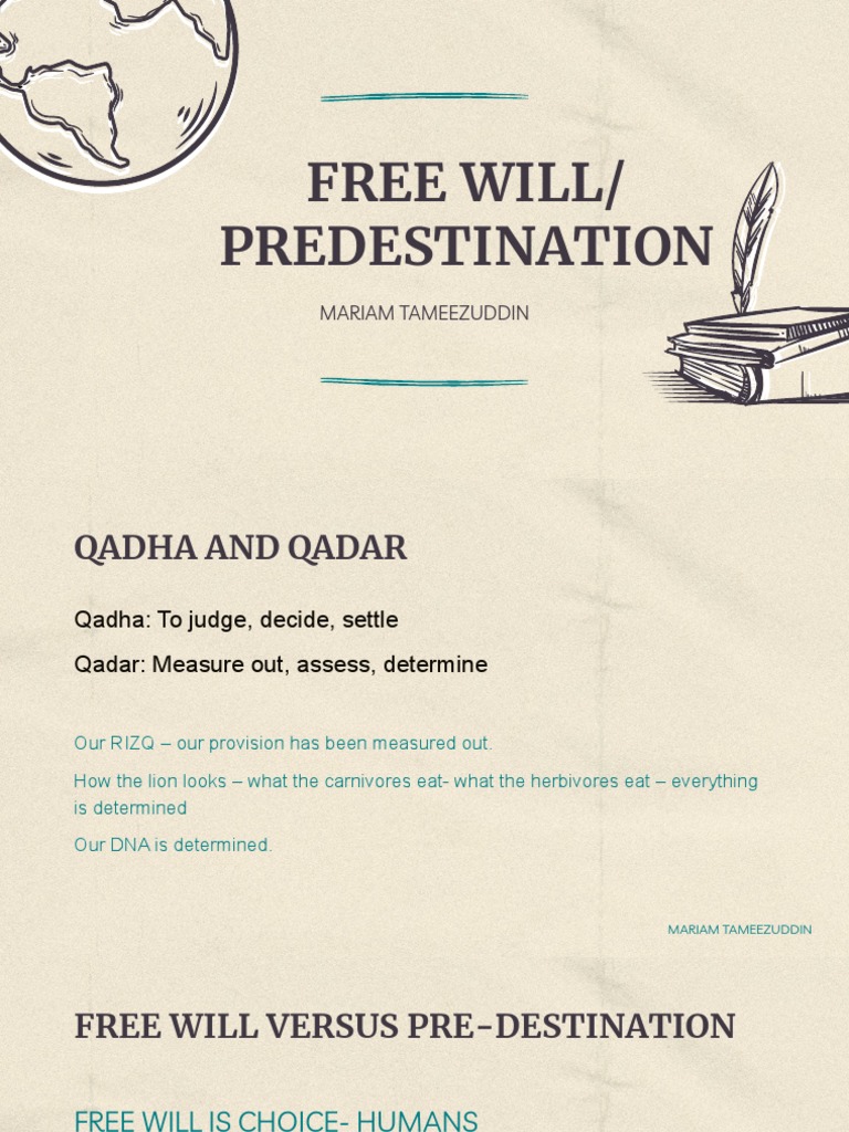 Free Will & Predestination | PDF | God In Islam | Umar