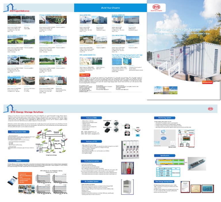 Byd Utility Scale Ess Brochure v20160520 | PDF