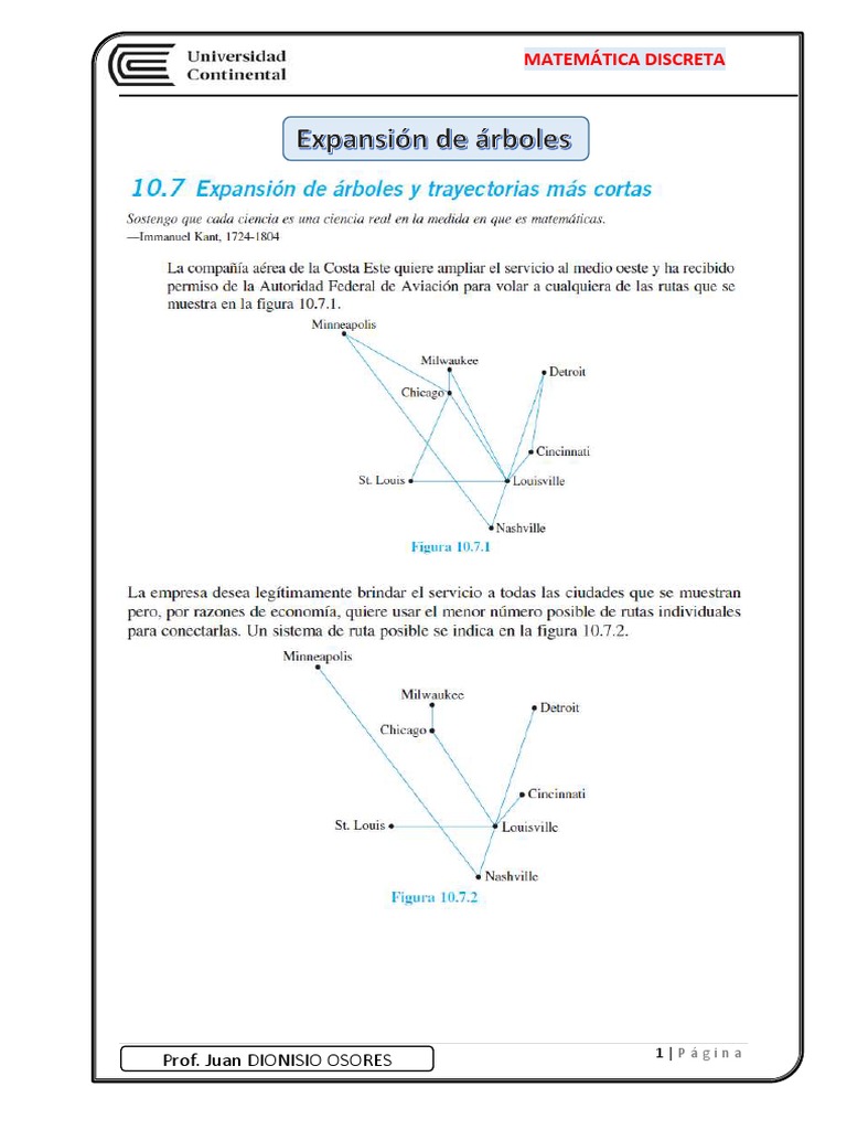 Árbol de Expansión Mínima - PDF TAREA | PDF | Informática teórica ...