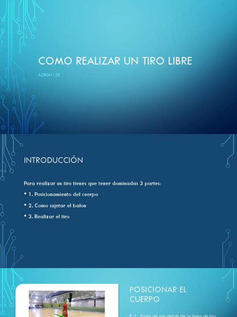 Como Realizar Un Tiro | PDF