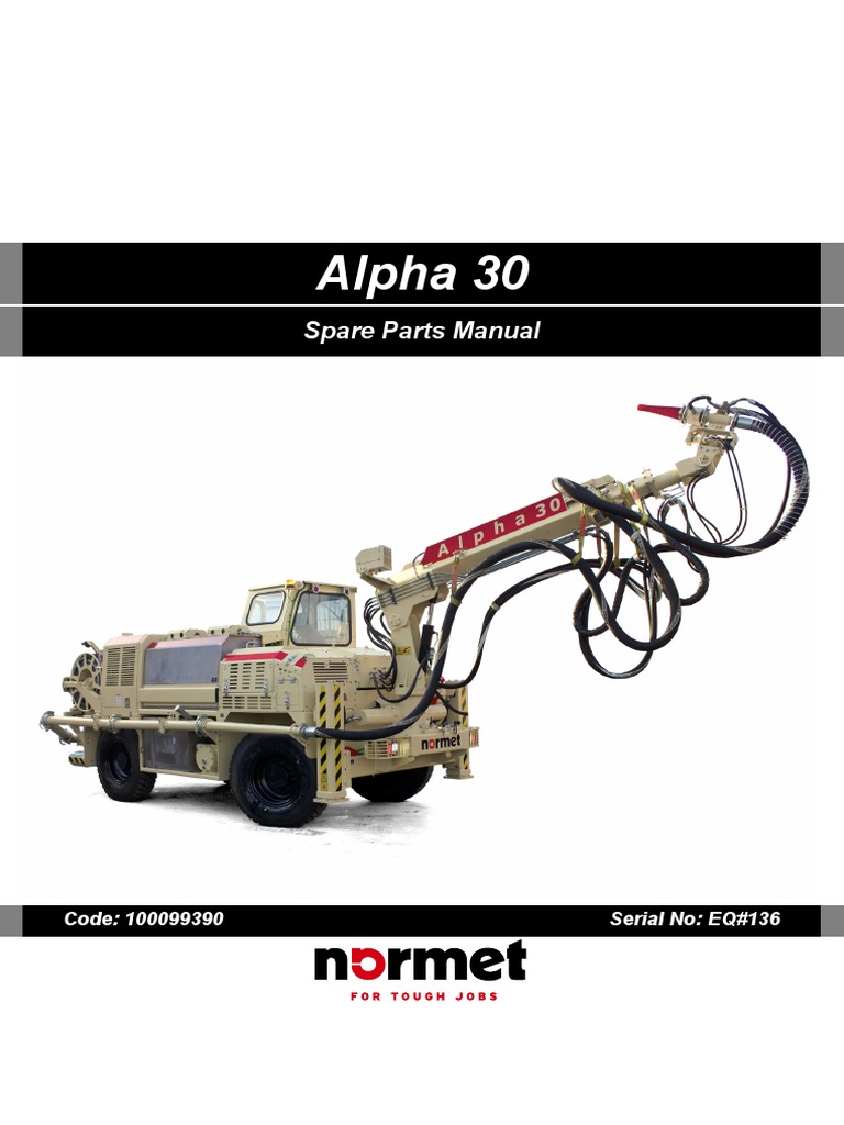 Manual de Partes Alpha 30 | PDF