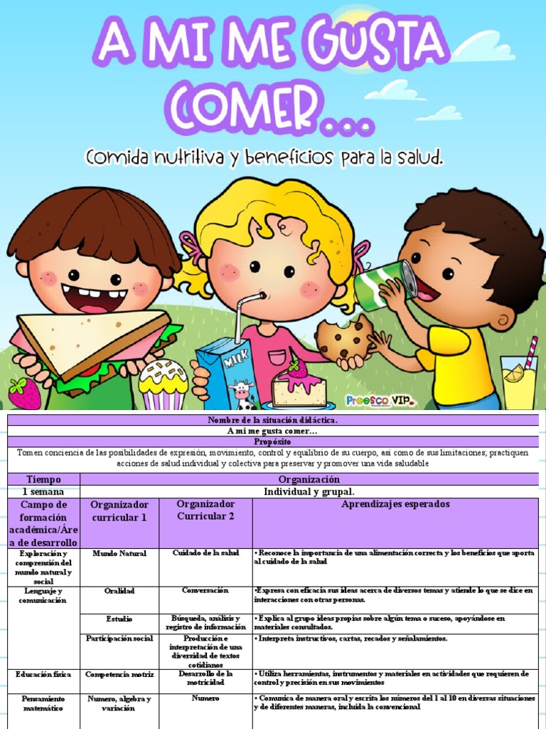Plan A Mi Me Gusta Comer | PDF