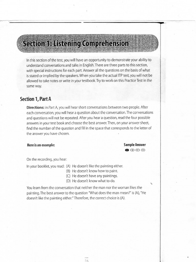 Toelf Itp 4 | PDF