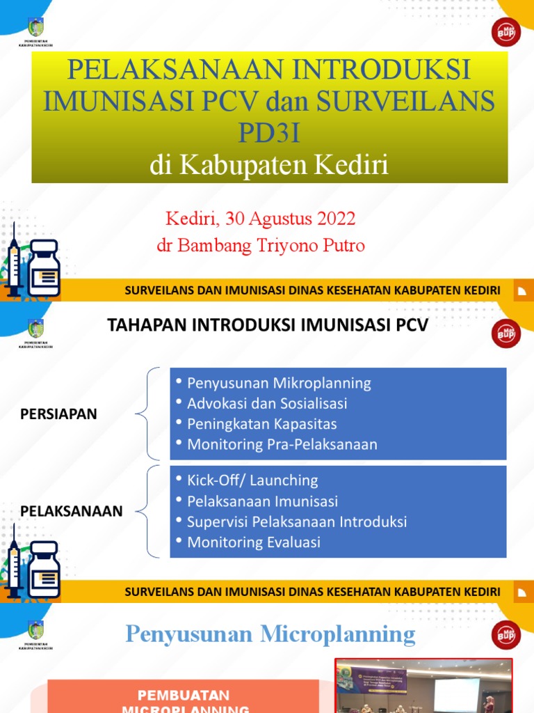 Pelaksanaan Introduksi PCV Di Kab Kediri | PDF