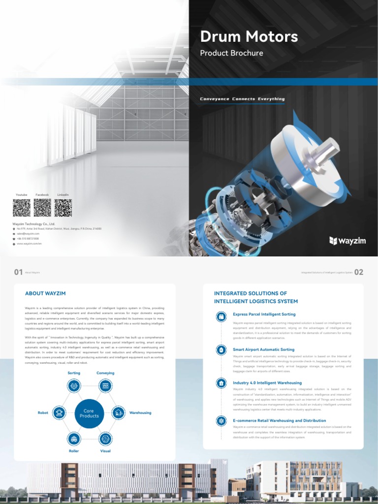 Drum Motors Brochure | PDF