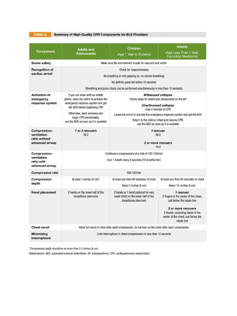 CPR Guidelines | PDF