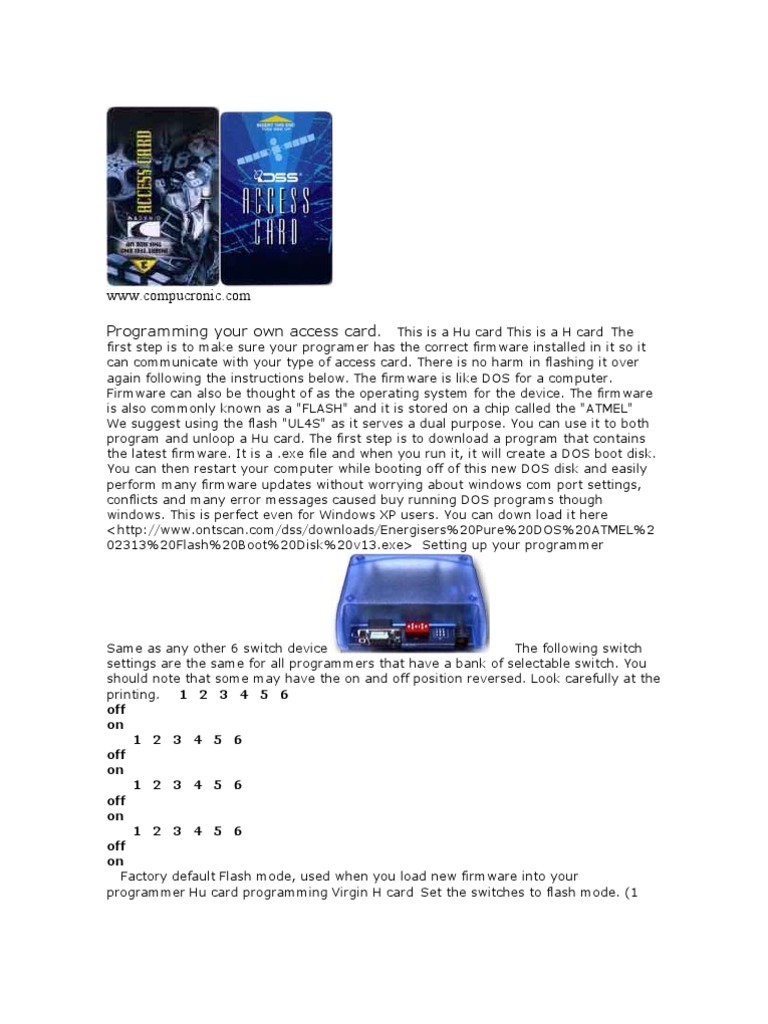 Programming Your Own Access Cards (DirecTV, Satellite, Hu) | PDF ...