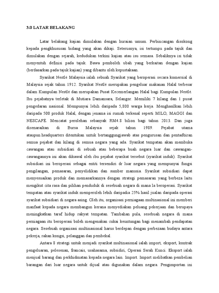 3.0 Latar Belakang Wong Jing Quan PP | PDF