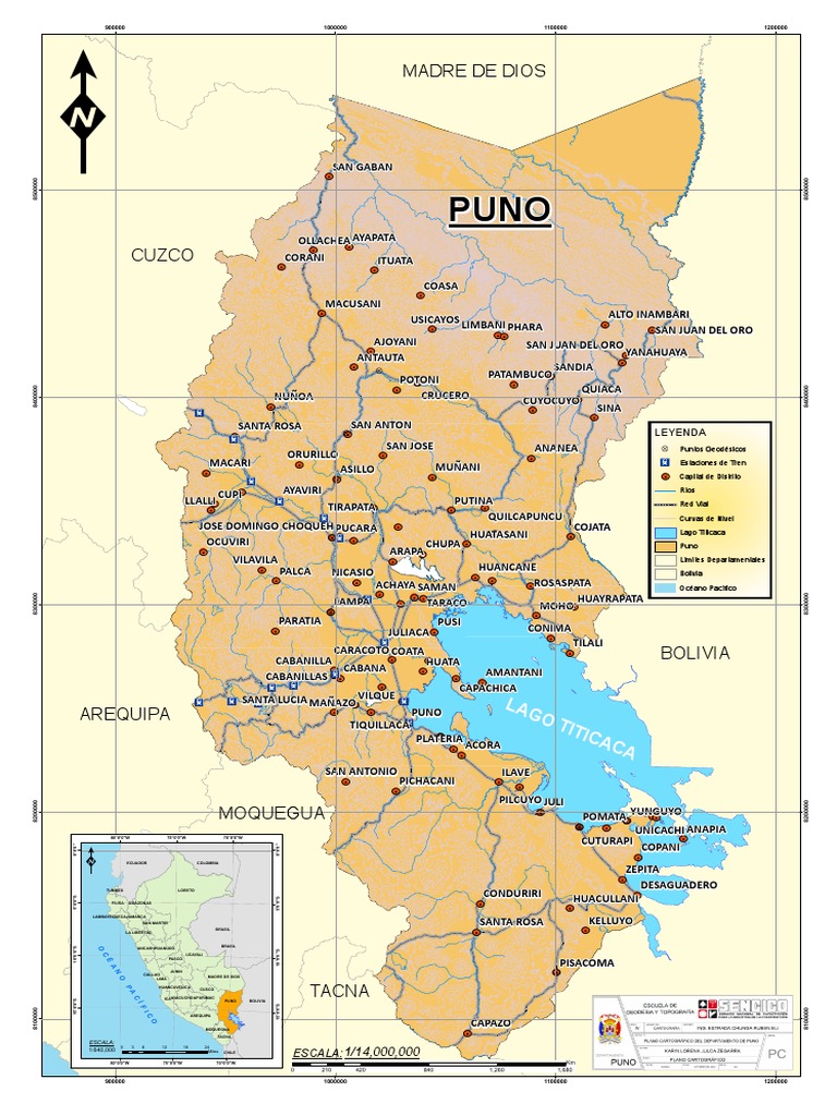 Plano Cartográfico Puno | PDF