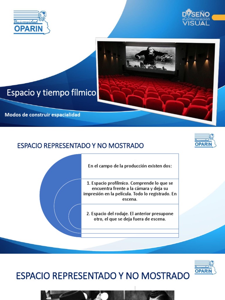 Espacio y Tiempo Filmico | PDF | Sonido