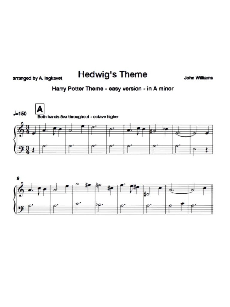 Hedwig's Theme Easy | PDF