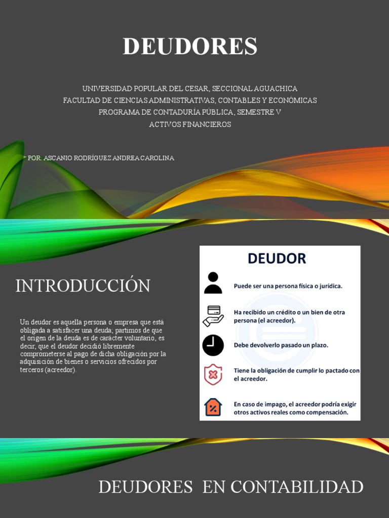 Expo Deudores | PDF | Contabilidad | Business