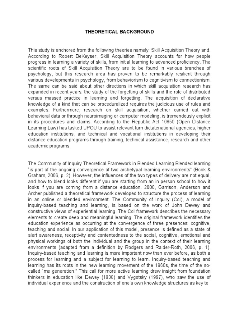 Theoretical Background | PDF