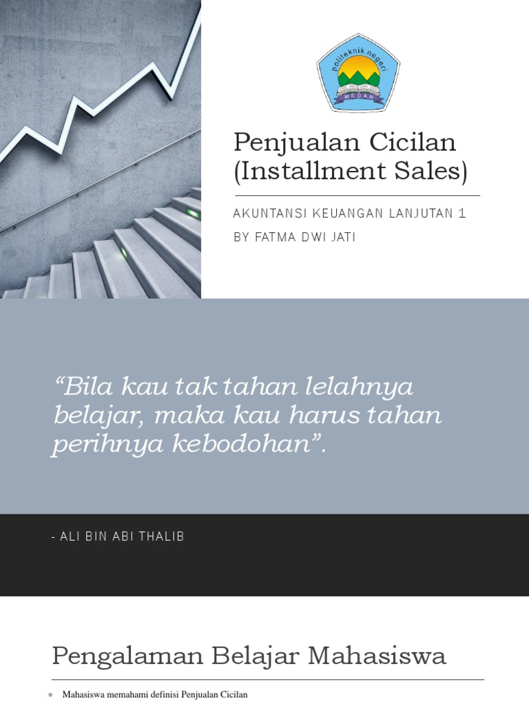 Penjualan Cicilan (Installment Sales) | PDF