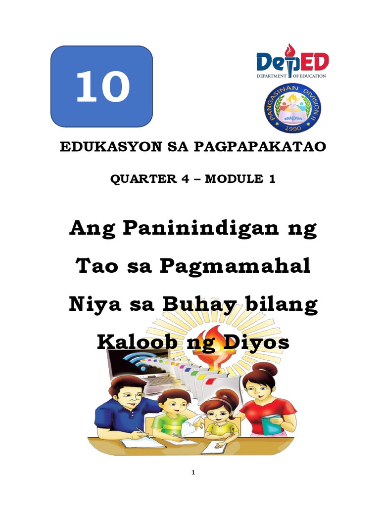 EsP 10 Modyul 1 Unang Linggo Q4 6.docxDIVISIONslm | PDF