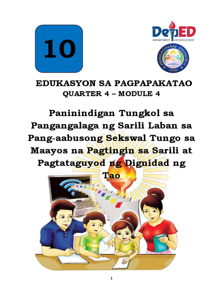 EsP 10 Modyul 4 Ikaapat Na Linggo Q4 4.docxdivisionslm | PDF