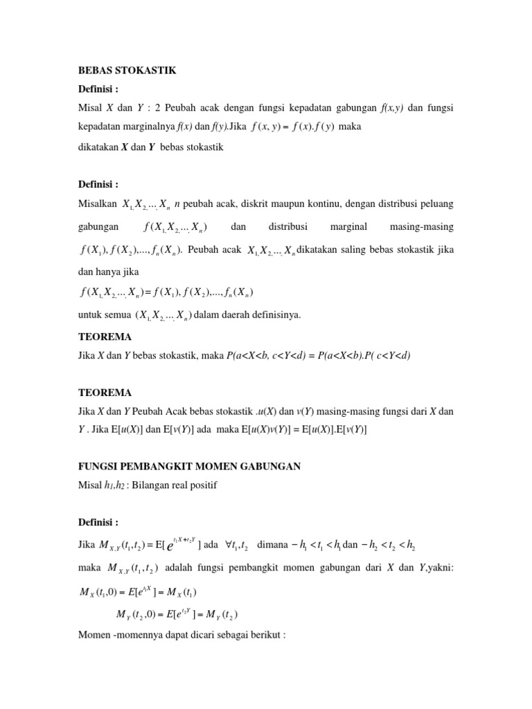 Modul-09 Bebas Stokastik Dan FPM Gabungan | PDF