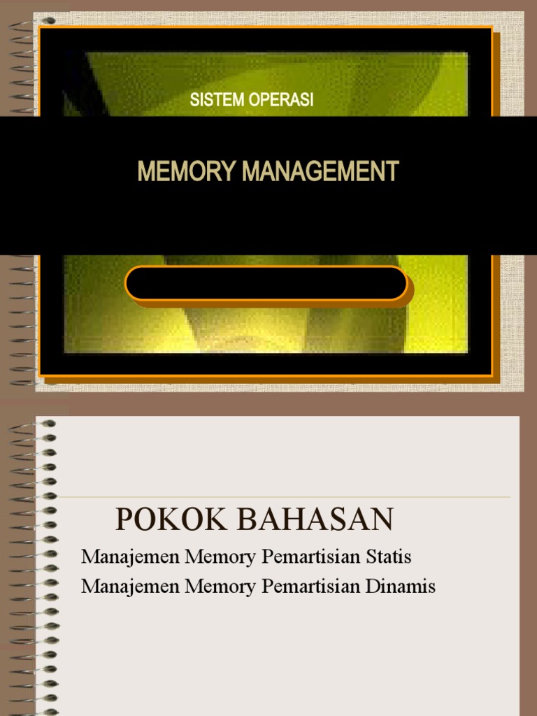 Manajemen Memori | PDF