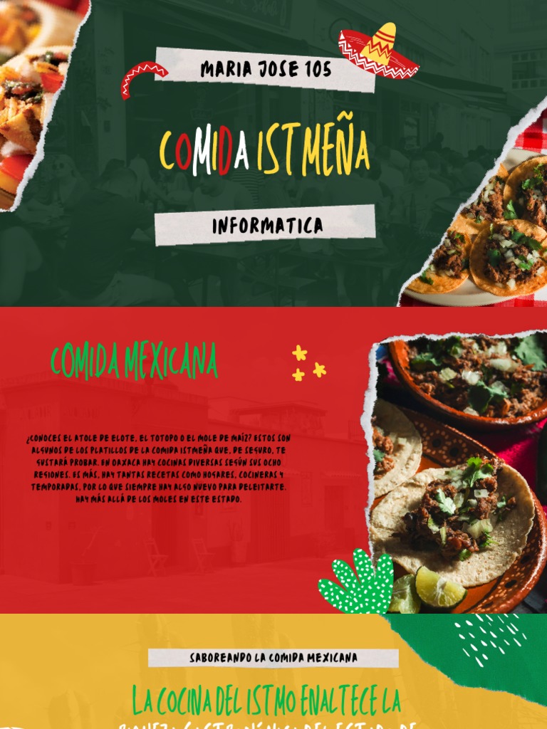 Comida Mexicana | PDF