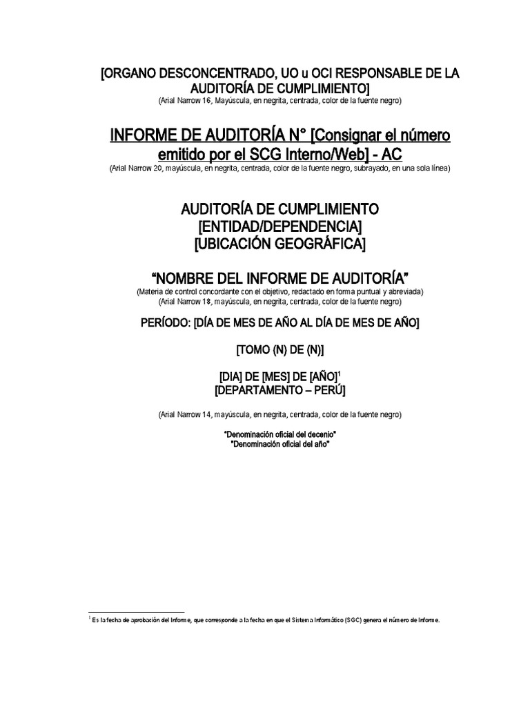 Auditoria de Cumplimiento 2022 | PDF | Auditoría | Evaluación