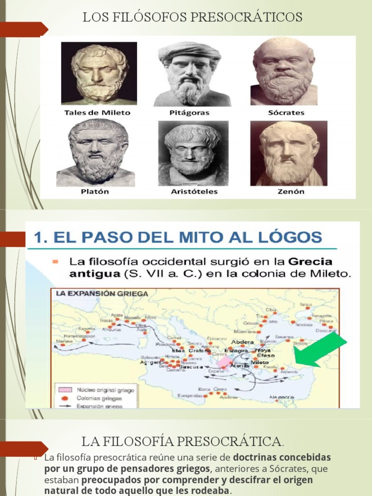 Tema N°2 Los Filosofos Presocraticos - Unjbg 2022 | PDF