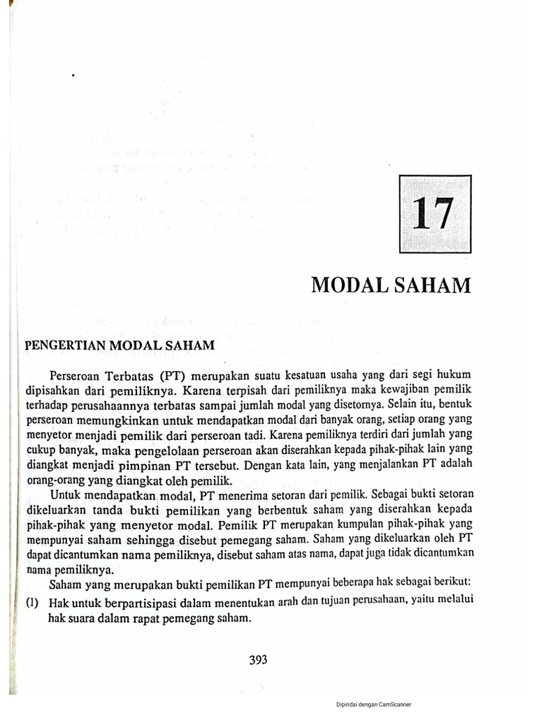 Modal Saham | PDF