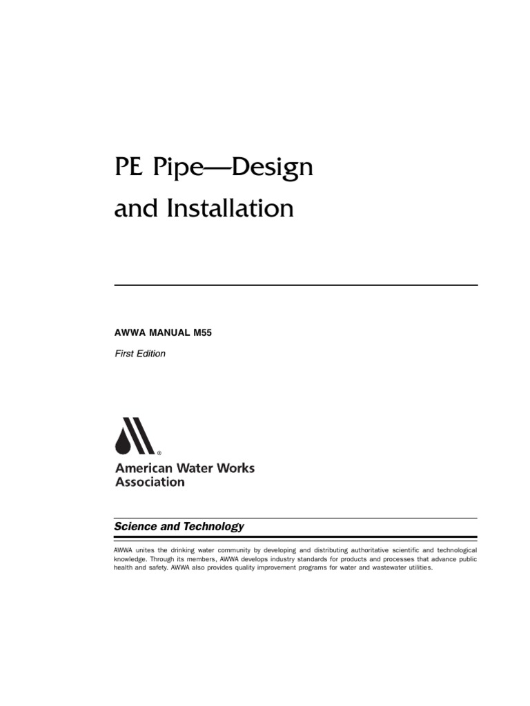 AWWA M55 Ed1 | PDF | Pipe (Fluid Conveyance) | Buckling