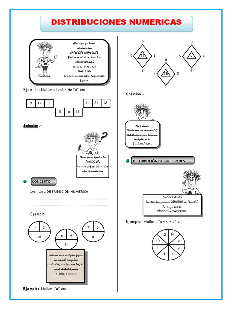 Distribuciones Numéricas | PDF