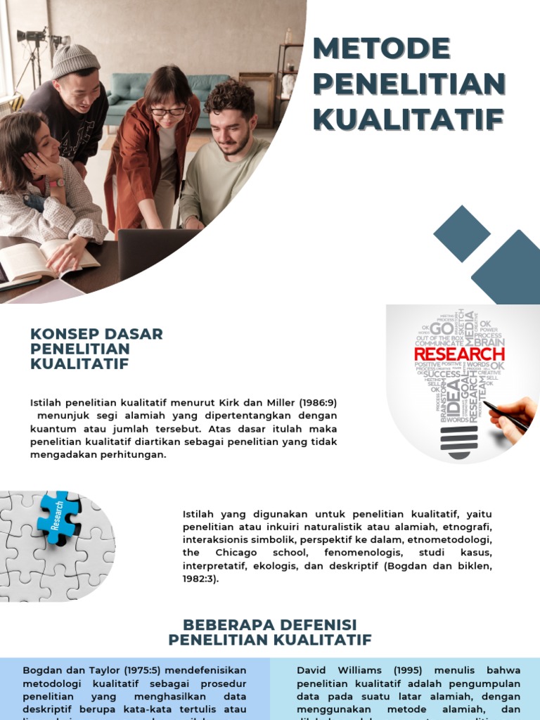 Konsep Dasar Penelitian Kualitatif | PDF