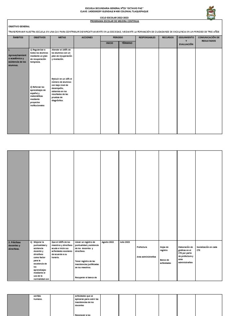 PEMC 2022-2023 Omar | PDF | Maestros | Método de enseñanza