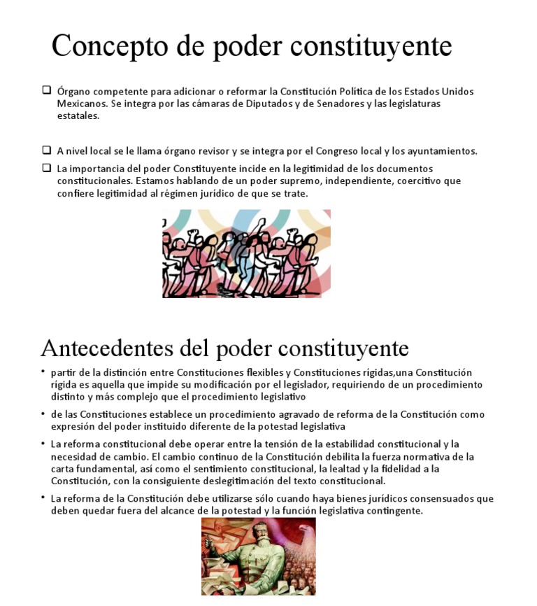 Concepto de Poder Constituyente | PDF
