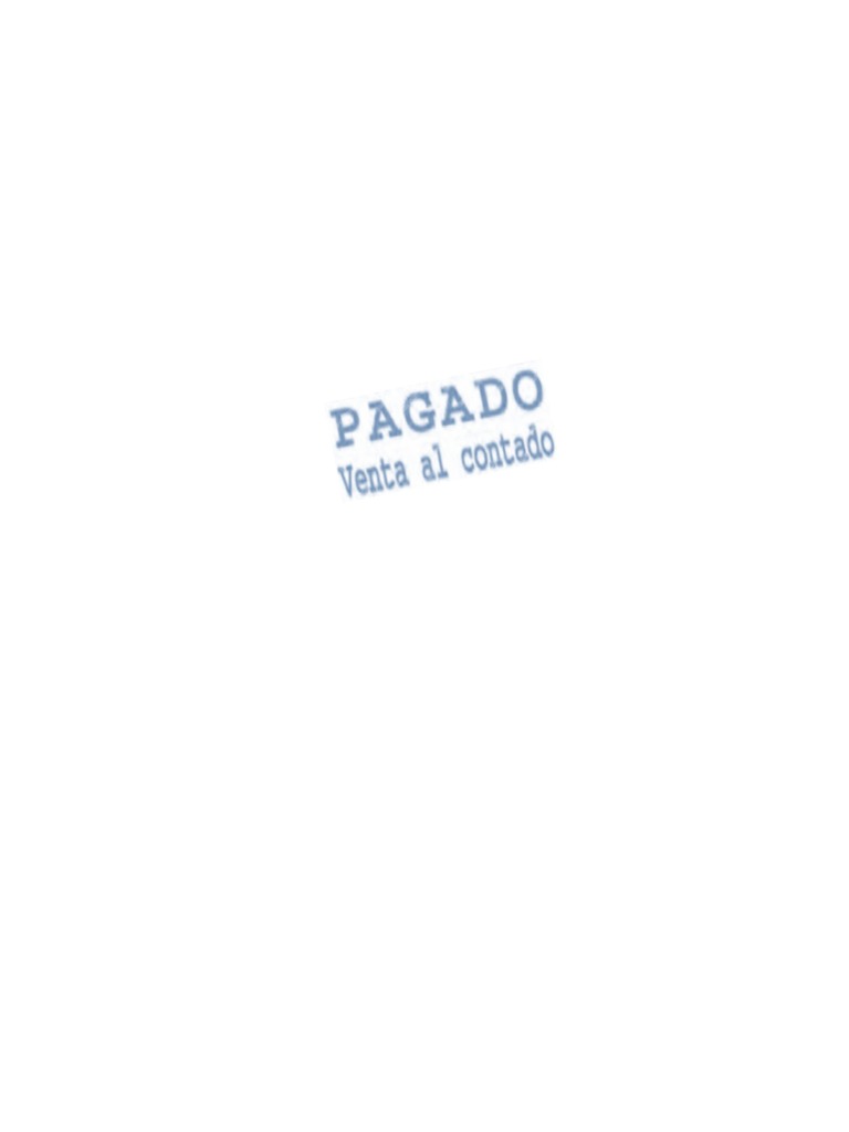 Sello Pagado Al Contado | PDF