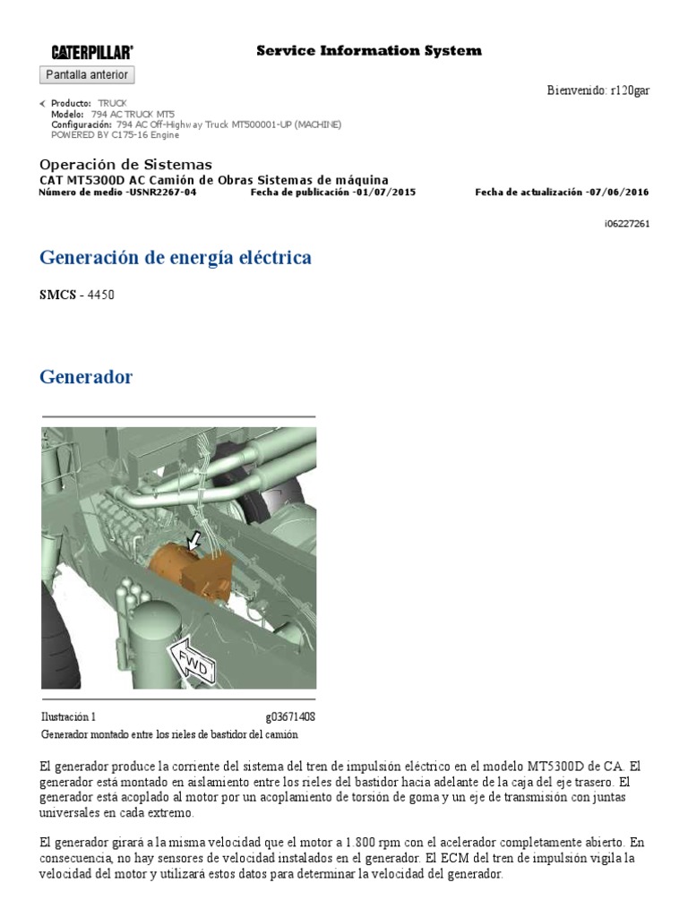 Generación de Energía Eléctrica 794AC | PDF | Generador eléctrico ...